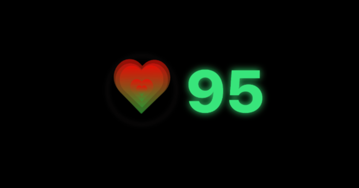 HypeRate Bouncing Heart Widget – Live Heart Rate Overlay